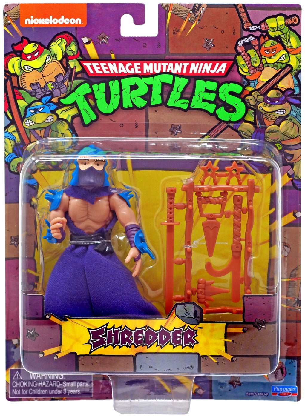Teenage Mutant Ninja Turtles Retro Shredder Action Figure (Rotocast ...
