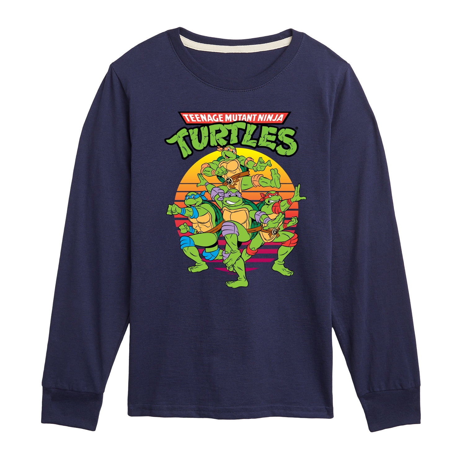 Teenage Mutant Ninja Turtles - Retro Sunset - Toddler & Youth Long ...