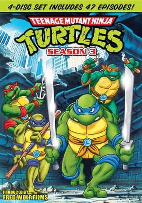 Teenage Mutant Ninja Turtles: Season 3 (DVD) - Walmart.com