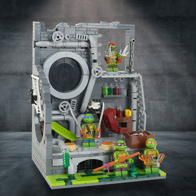 Teenage Mutant Ninja Turtles Sewer MOC Costom Building Block 590 Pcs - Walmart.com