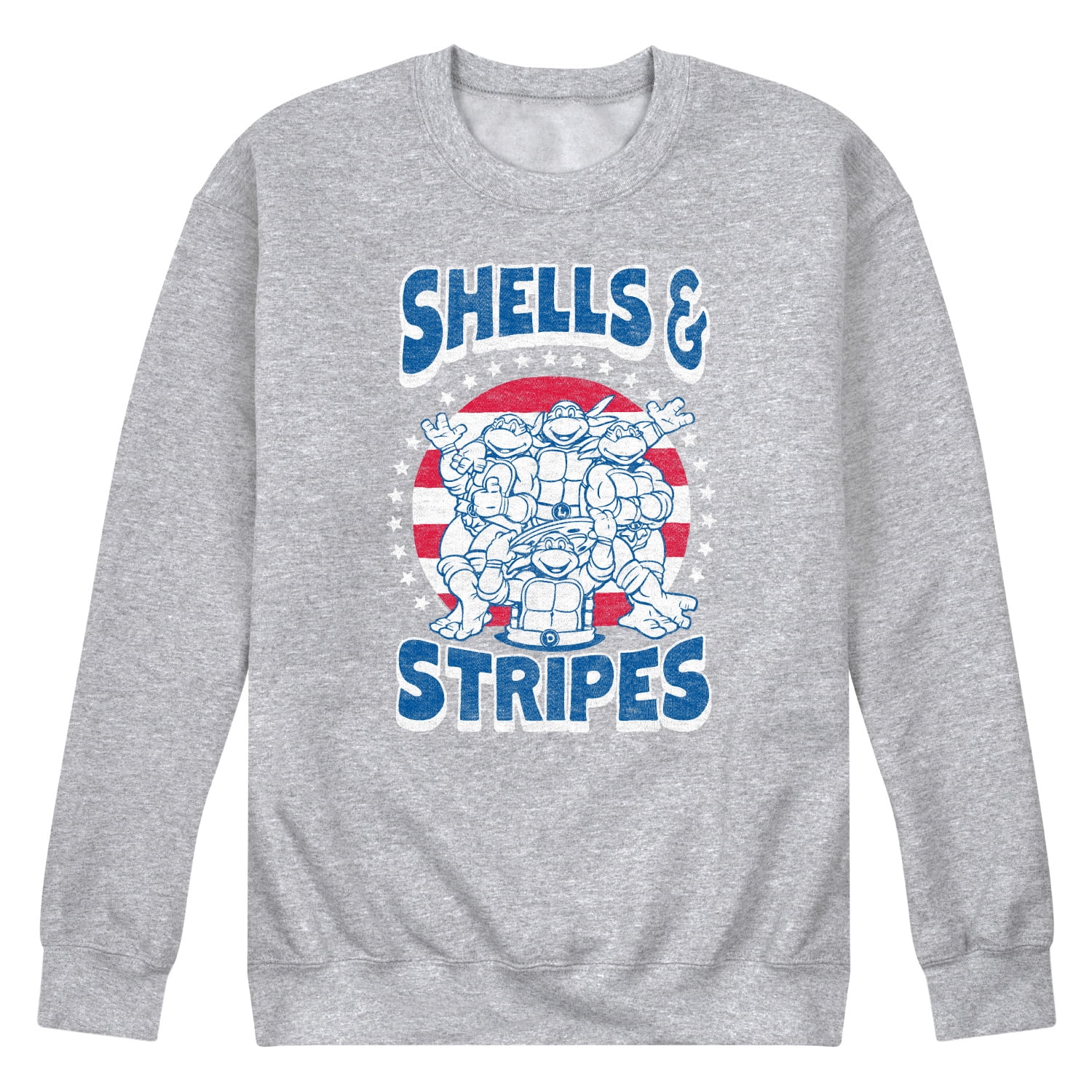 Teenage Mutant Ninja Turtles - Shells And Stripes - Men's Crew Neck ...