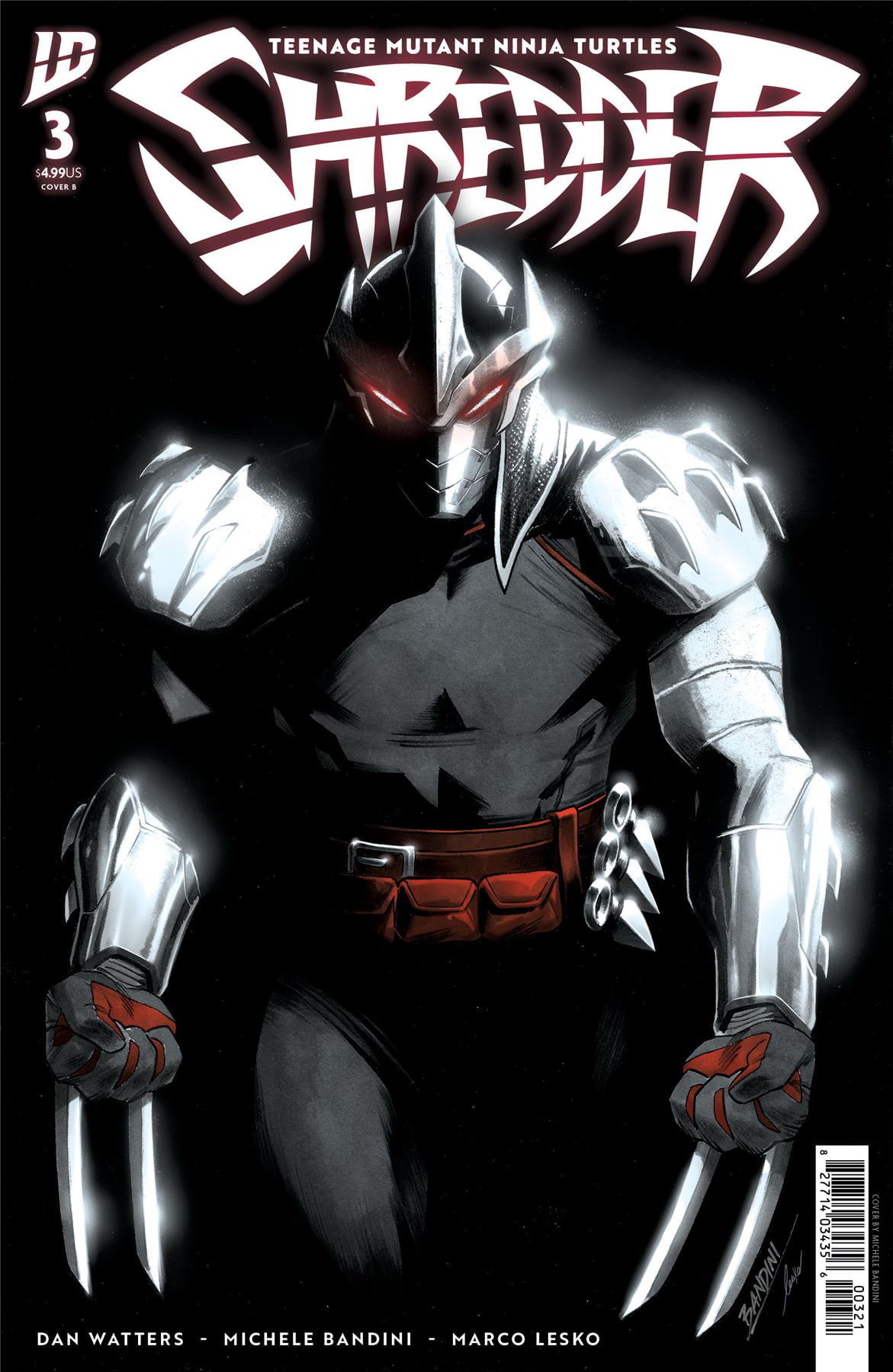 Teenage Mutant Ninja Turtles: Shredder #3 Variant B (Bandini) IDW ...
