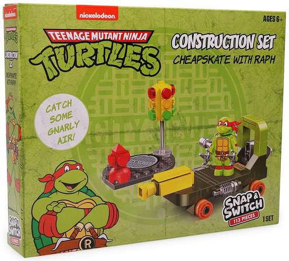 TMNT Playset: Snap & Switch Cheapskate with Raph Construction - Walmart.com