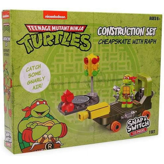 TMNT Playset: Snap & Switch Cheapskate with Raph Construction - Walmart.com