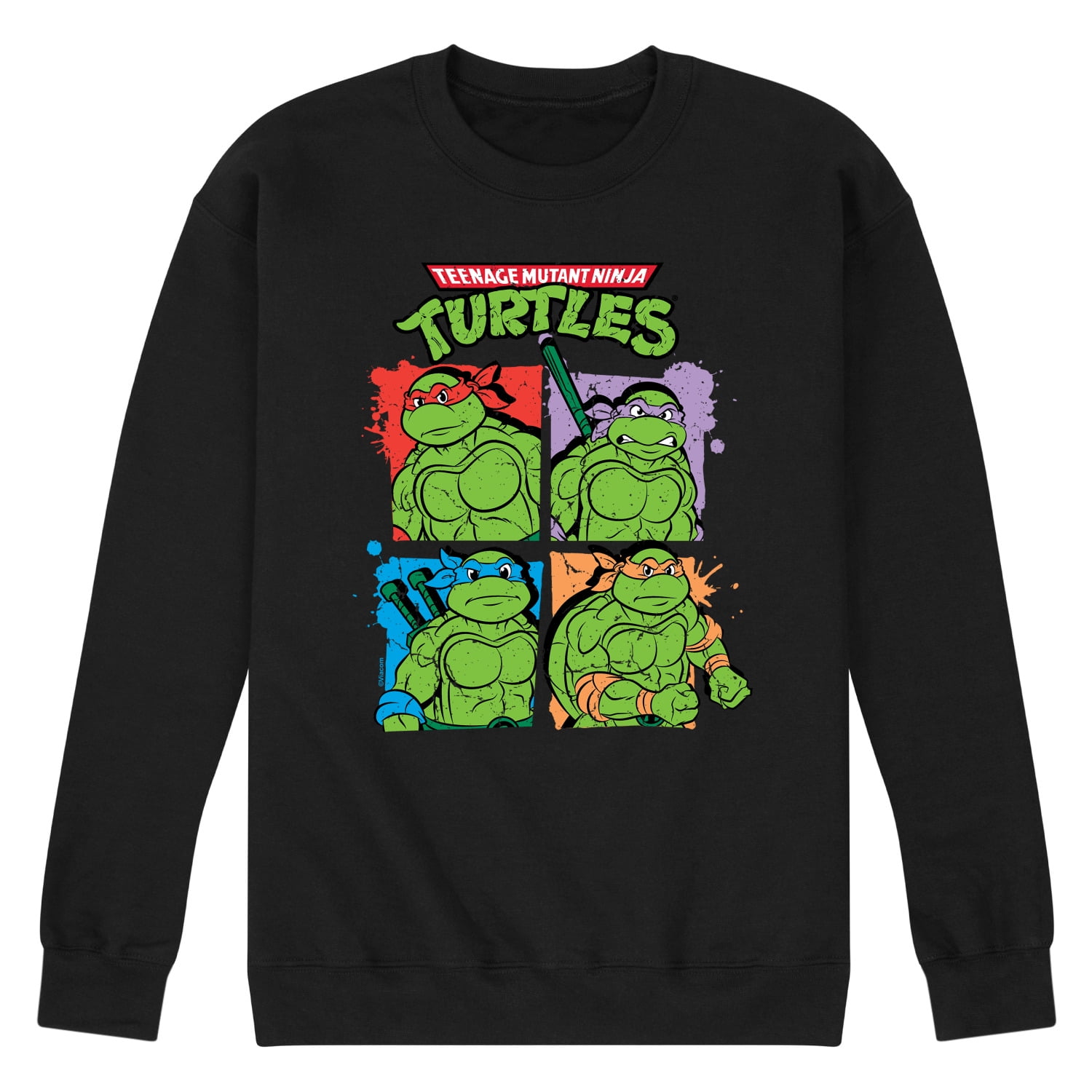 Teenage Mutant Ninja Turtles - Street Grid - Men's Crew Neck Fleece ...
