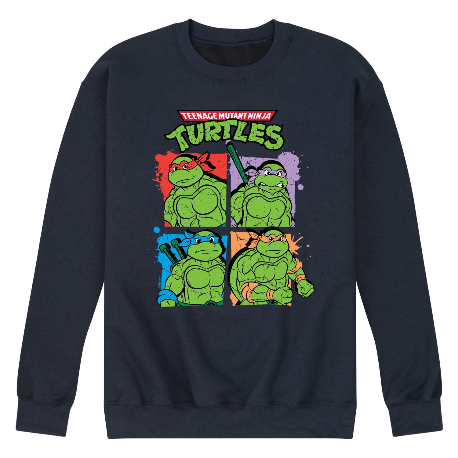Teenage Mutant Ninja Turtles - Street Grid - Men's Crew Neck Fleece ...