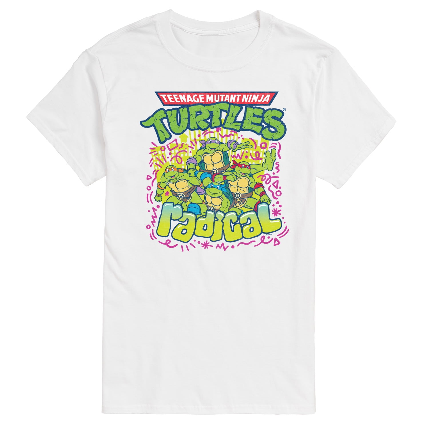 Teenage Mutant Ninja Turtles - TMNT 90s Logo - Men's Short Sleeve ...