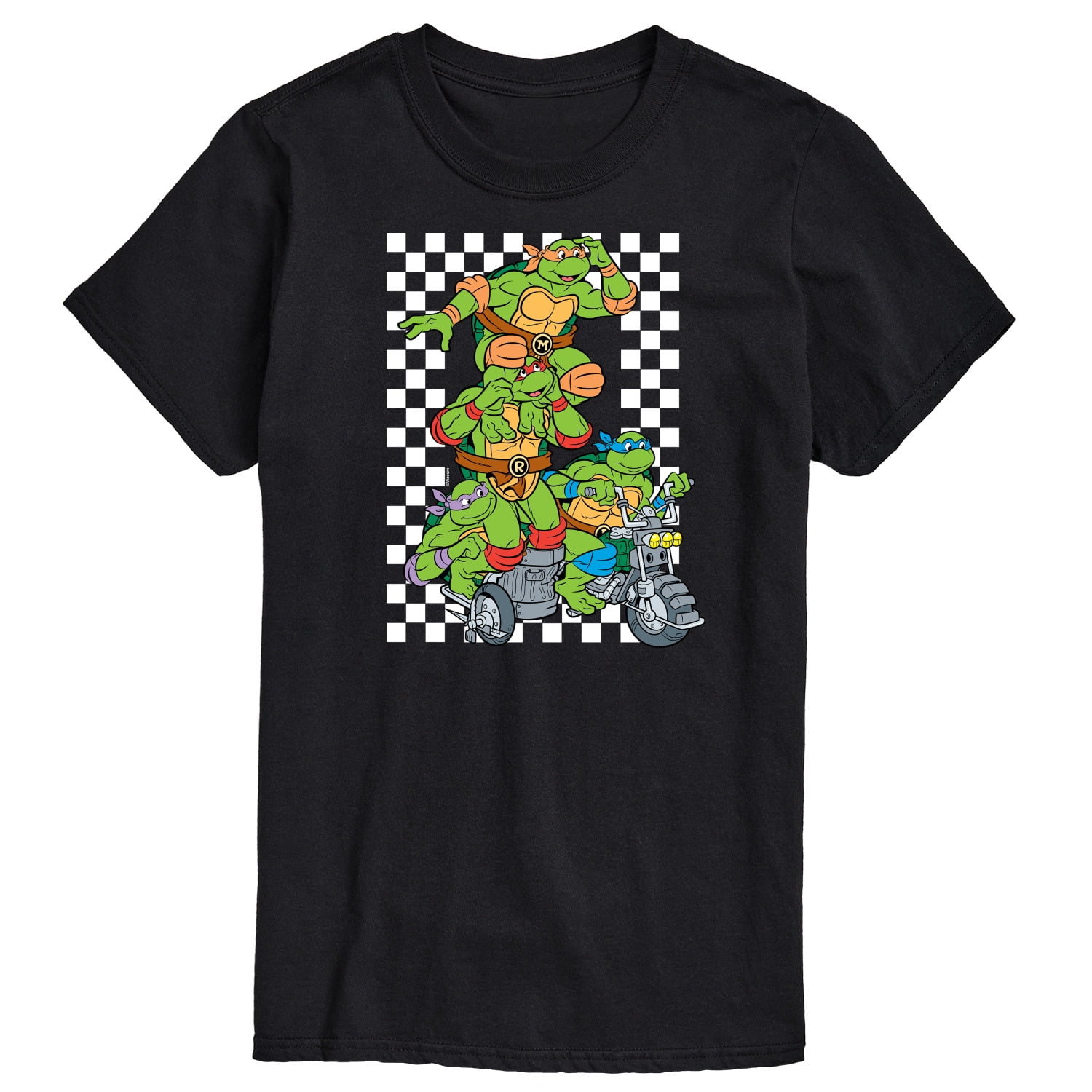 Teenage Mutant Ninja Turtles - TMNT Checker Graphic - Men's Short ...