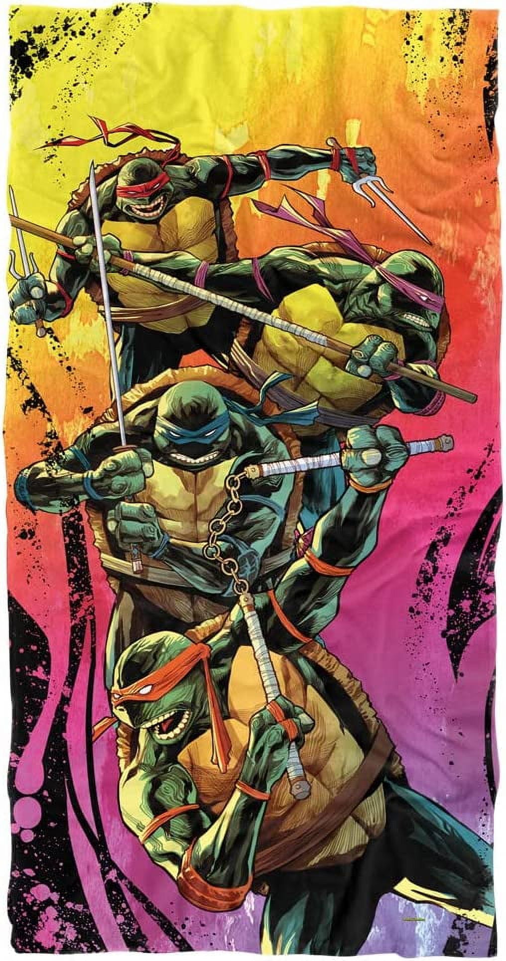 Teenage Mutant Ninja Turtles TMNT Gradient Group Splash Beach Towels ...