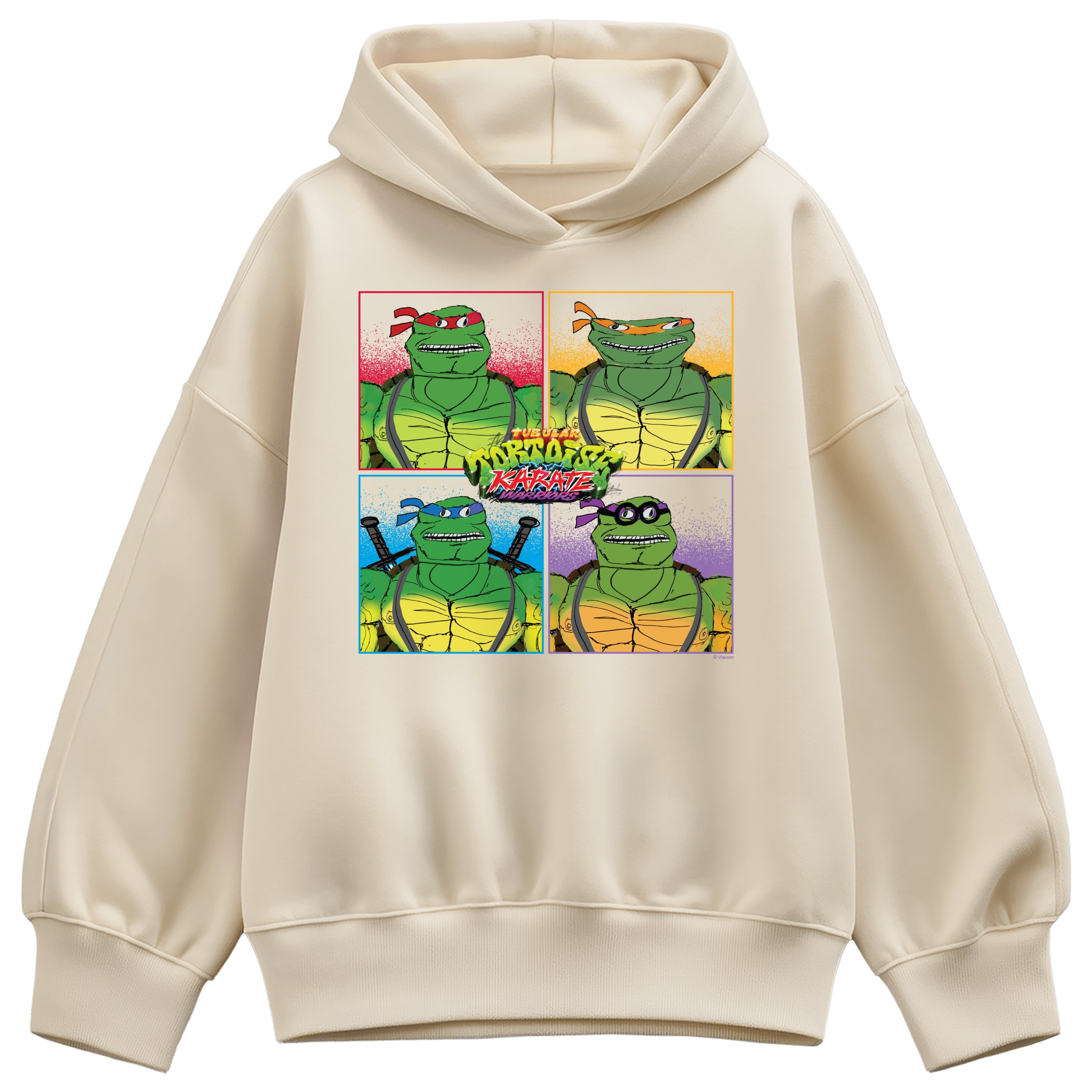 Teenage Mutant Ninja Turtles - TMNT Group - Ladies Oversized Fleece ...