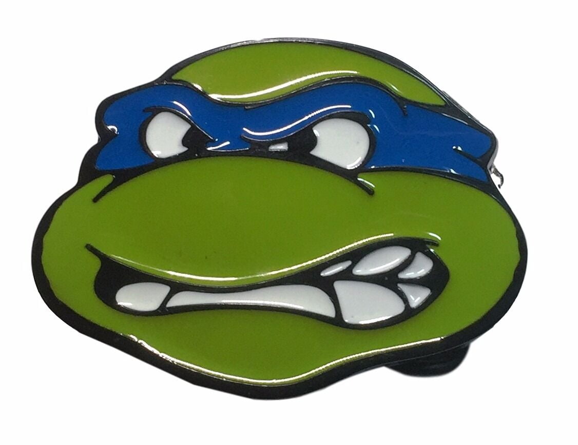 Teenage Mutant Ninja Turtles TMNT Leonardo Blue Metal/Enamel Belt ...