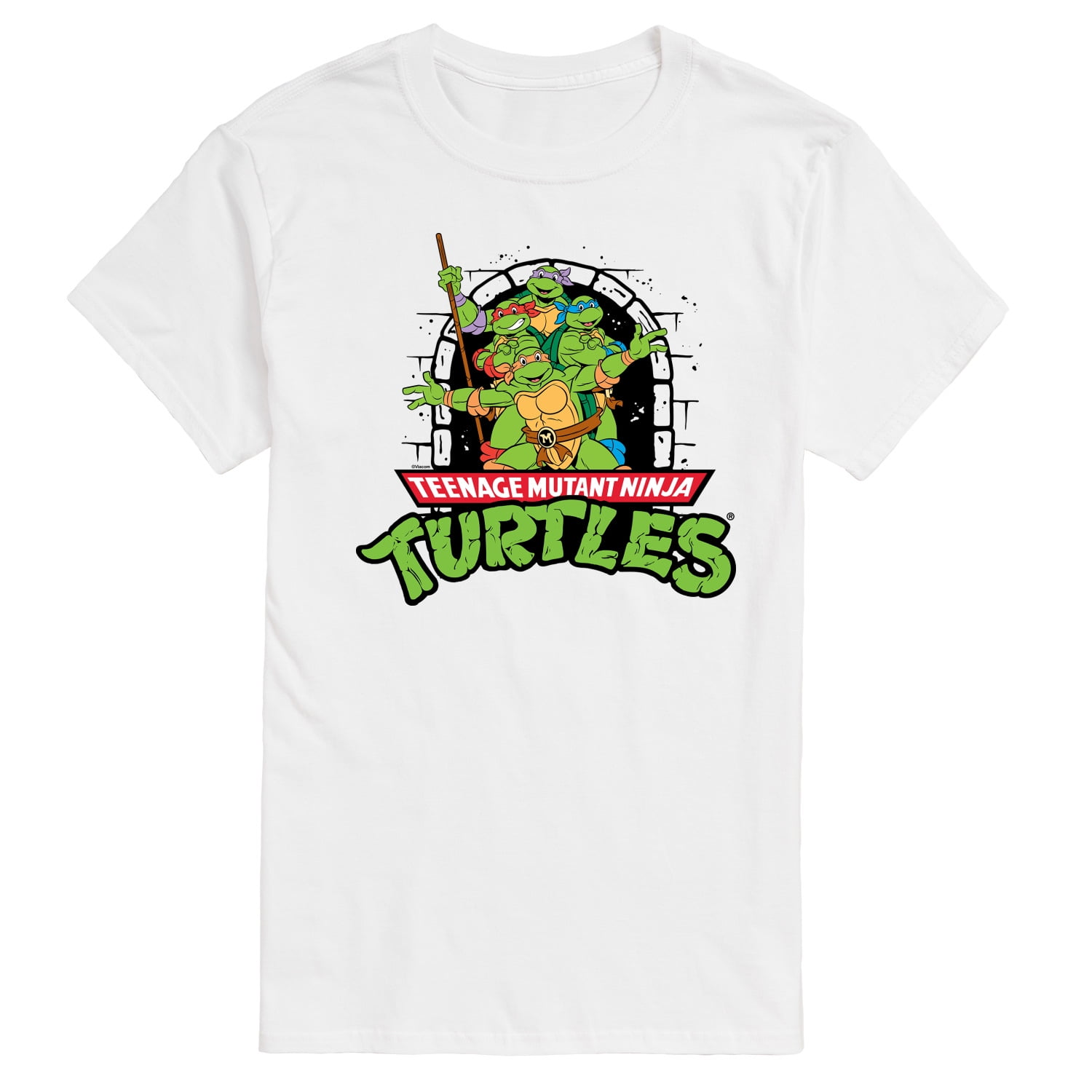 Teenage Mutant Ninja Turtles - TMNT Logo Character Group - Men's Short ...