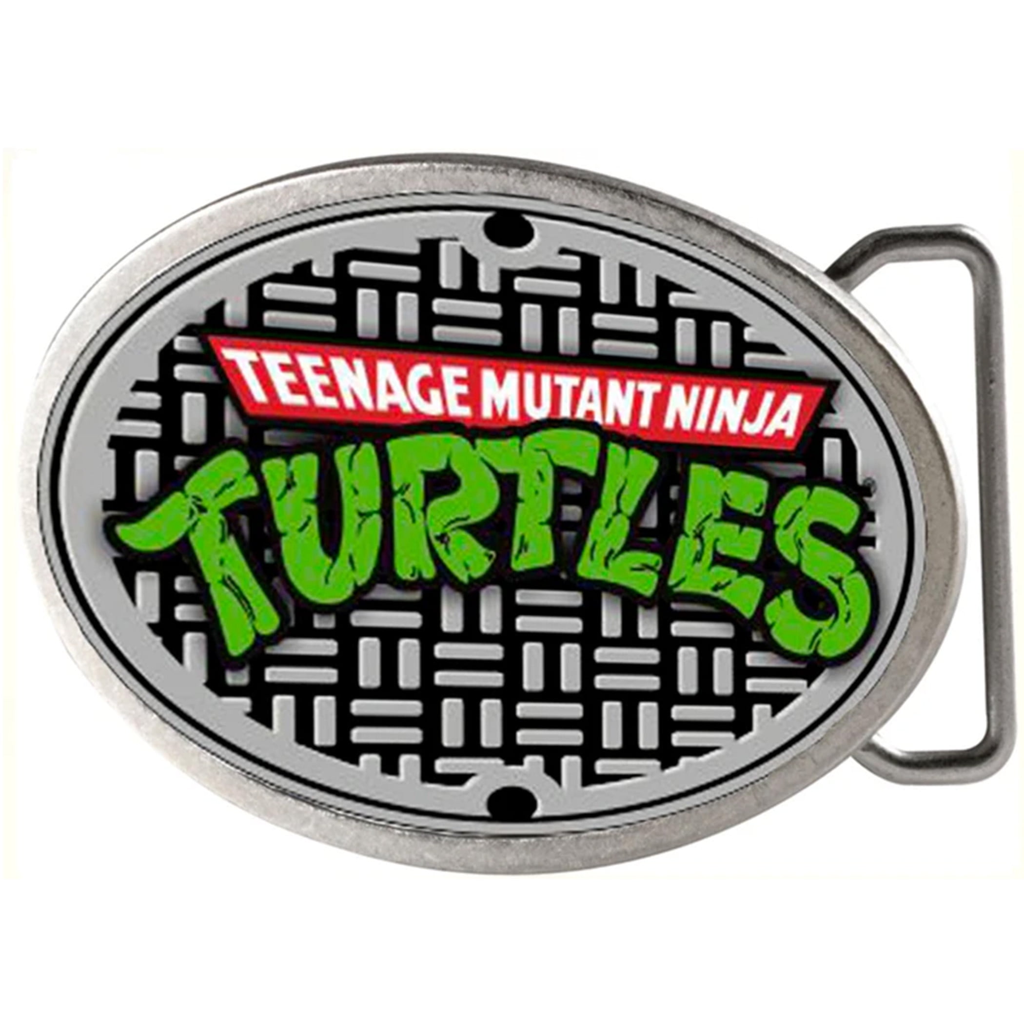Teenage Mutant Ninja Turtles TMNT Manhole Cover Belt Buckle - Walmart.com