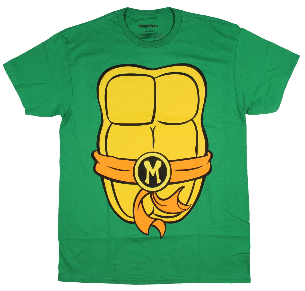Teenage Mutant Ninja Turtles TMNT Mens Costume T-Shirt (Michelangelo ...