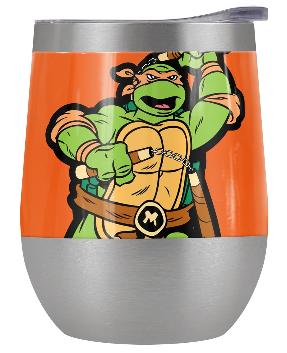 Teenage Mutant Ninja Turtles TMNT Official Mikey And Logo 12 oz ...