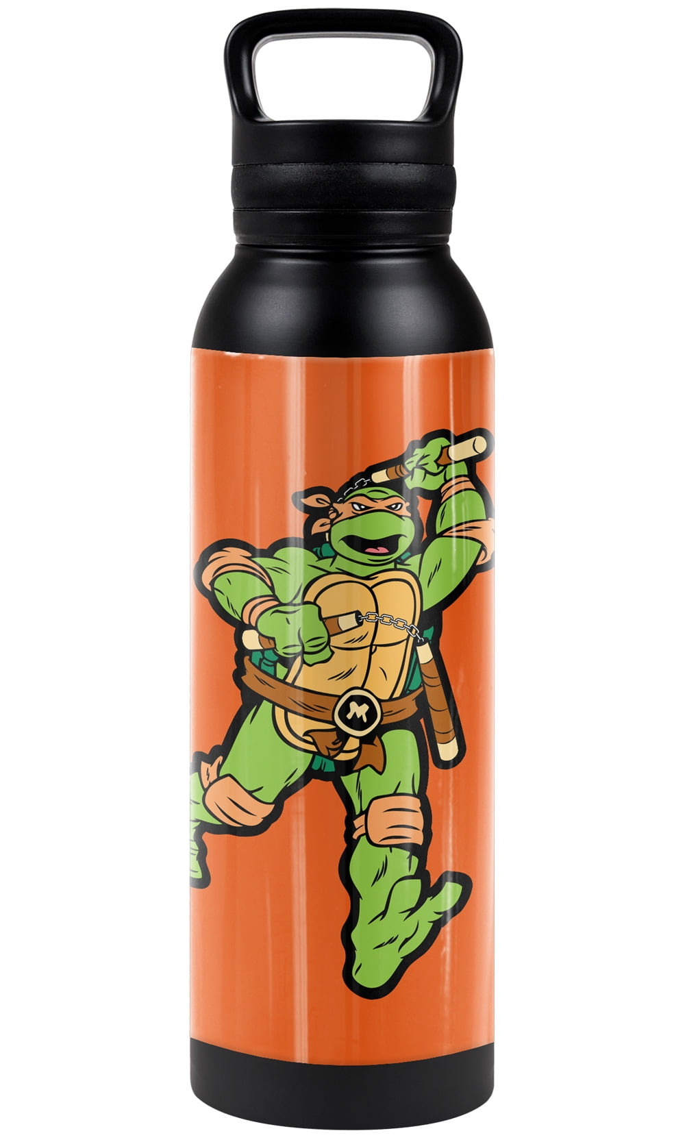Teenage Mutant Ninja Turtles TMNT Official Mikey And Logo 24 oz ...