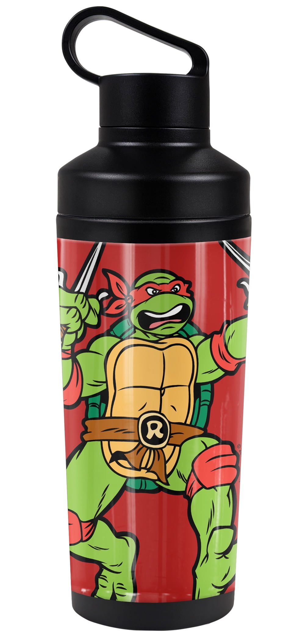 Teenage Mutant Ninja Turtles TMNT Official Raph And Logo 18 oz ...