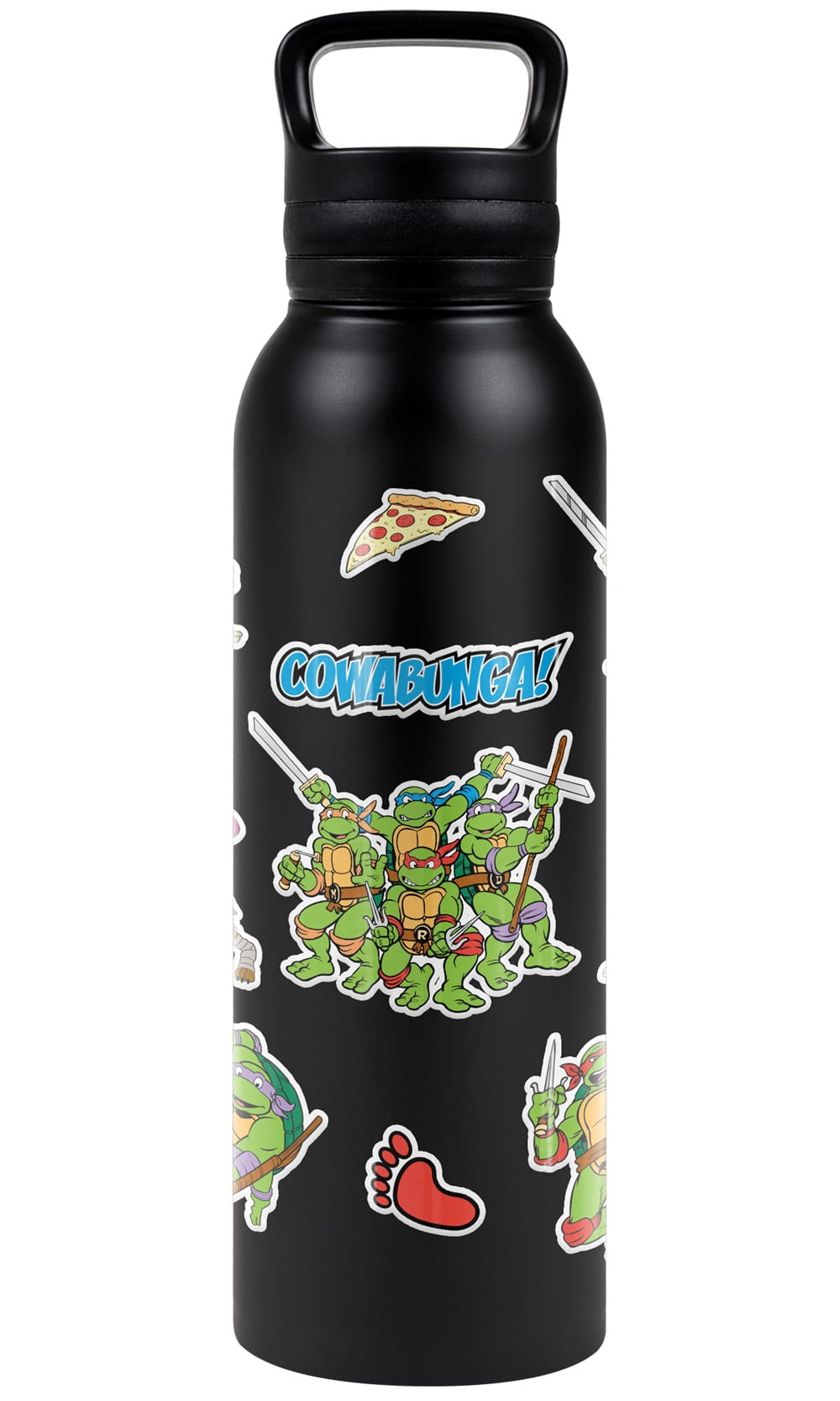 Teenage Mutant Ninja Turtles TMNT Sticker Collage 24 oz Insulated Water ...