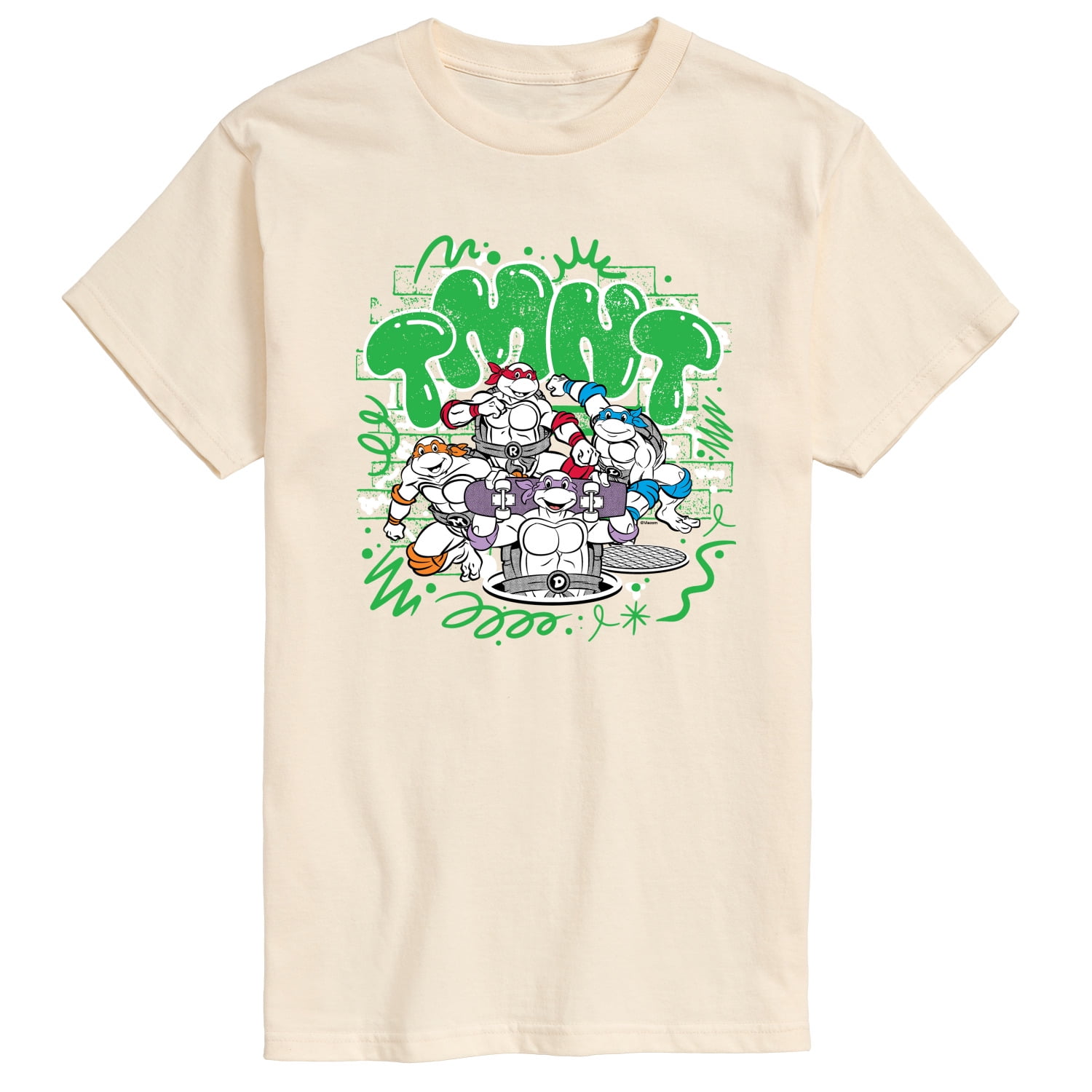 Teenage Mutant Ninja Turtles - TMNT Paint Logo - Men's Short Sleeve ...