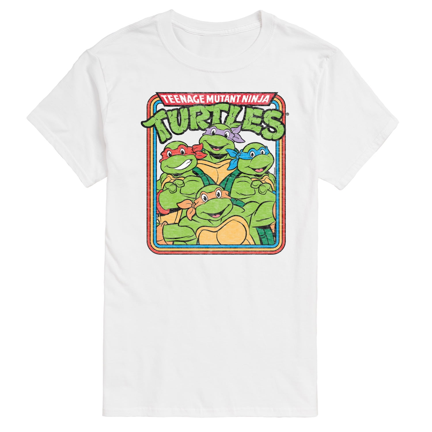 Teenage Mutant Ninja Turtles - TMNT Retro Group - Men's Short Sleeve ...