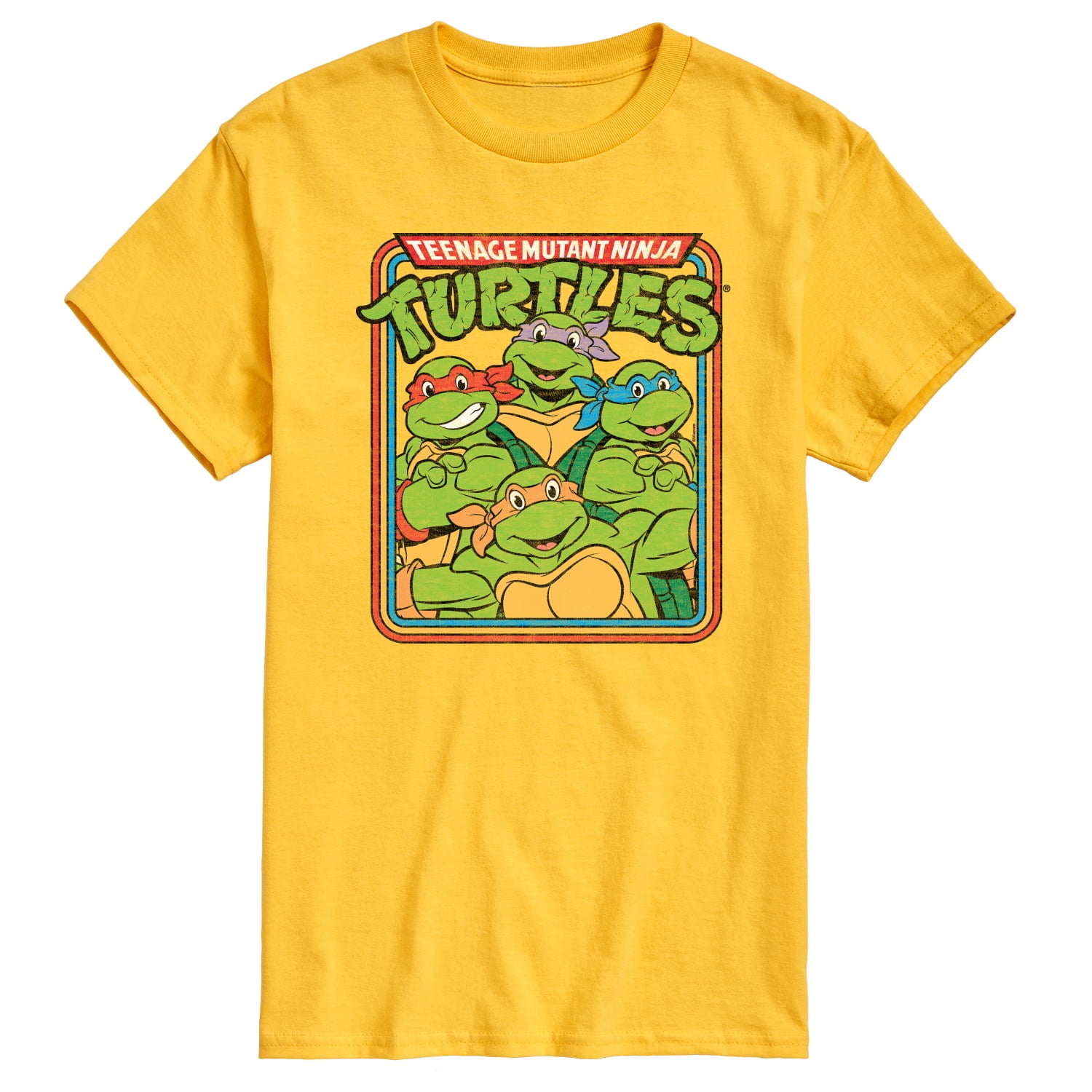 Teenage Mutant Ninja Turtles - TMNT Retro Group - Men's Short Sleeve ...