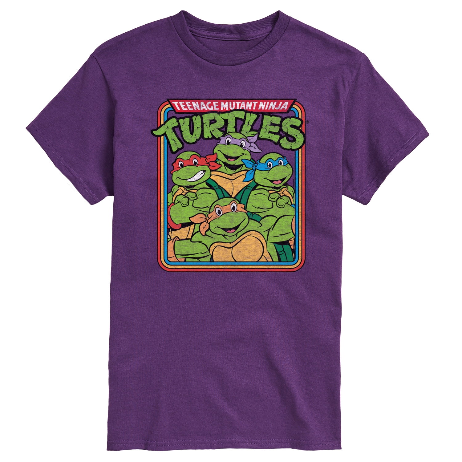 Teenage Mutant Ninja Turtles - TMNT Retro Group - Men's Short Sleeve ...