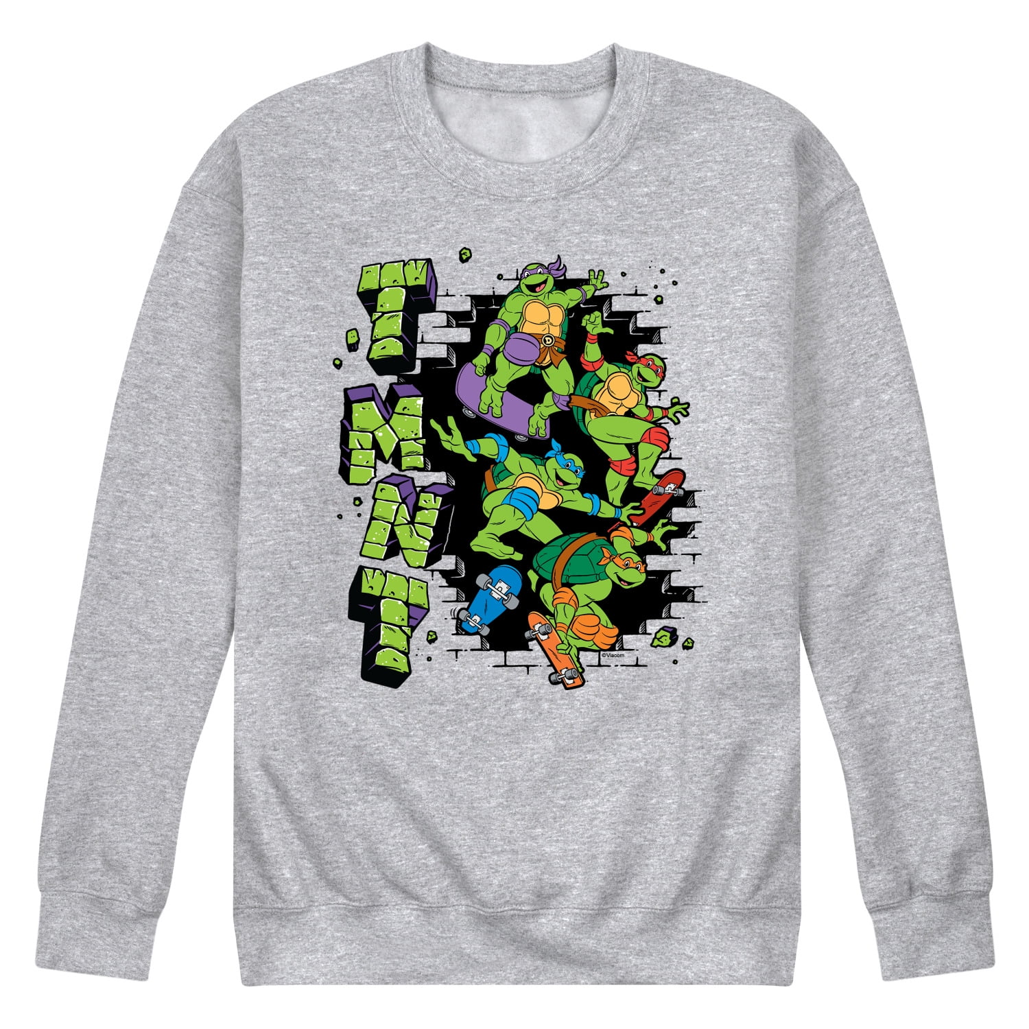 Teenage Mutant Ninja Turtles - TMNT Skateboards - Men's Crew Neck ...