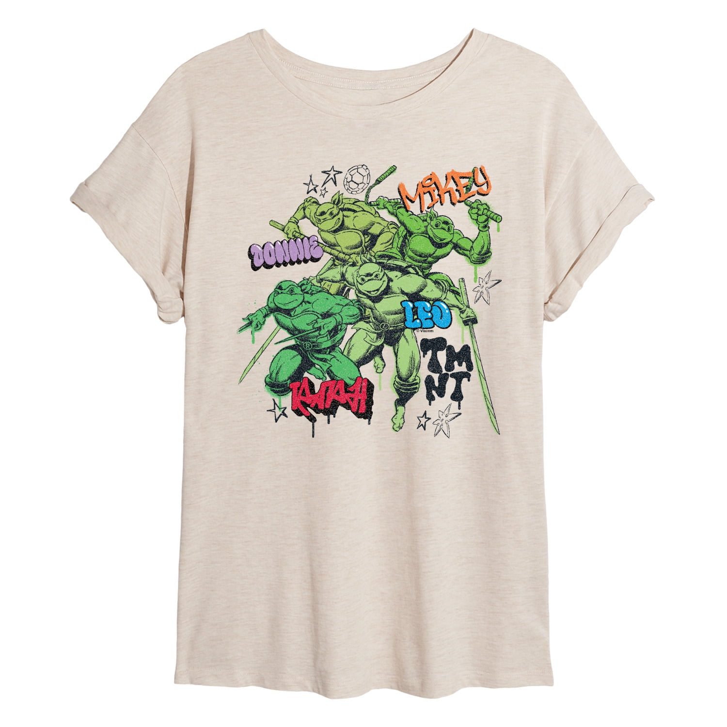 Teenage Mutant Ninja Turtles - TMNT Street - Juniors Oversized Graphic ...