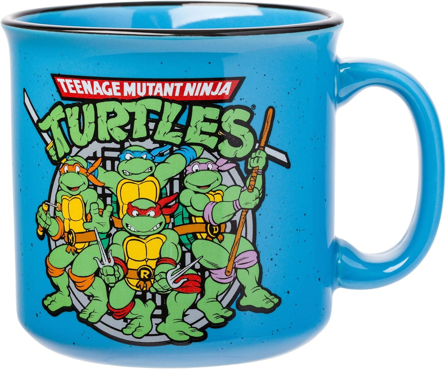 Teenage Mutant Ninja Turtles TMNT Turtle Power Ceramic Camper Mug, 20 ...