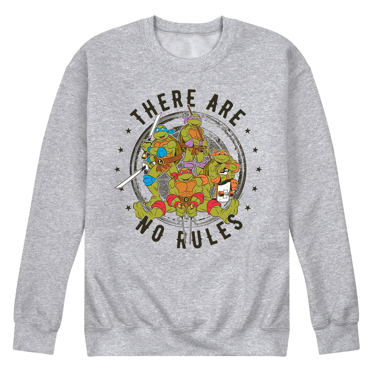 Teenage Mutant Ninja Turtles - There Are No Rules - Men's Crew Neck ...