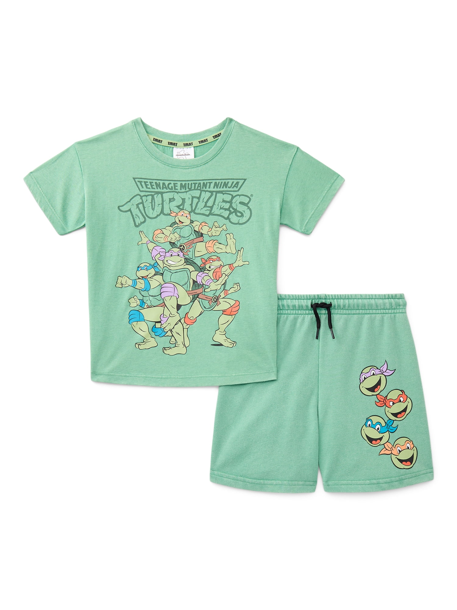Teenage Mutant Ninja Turtles Toddler Boys Graphic T-Shirt and Shorts ...