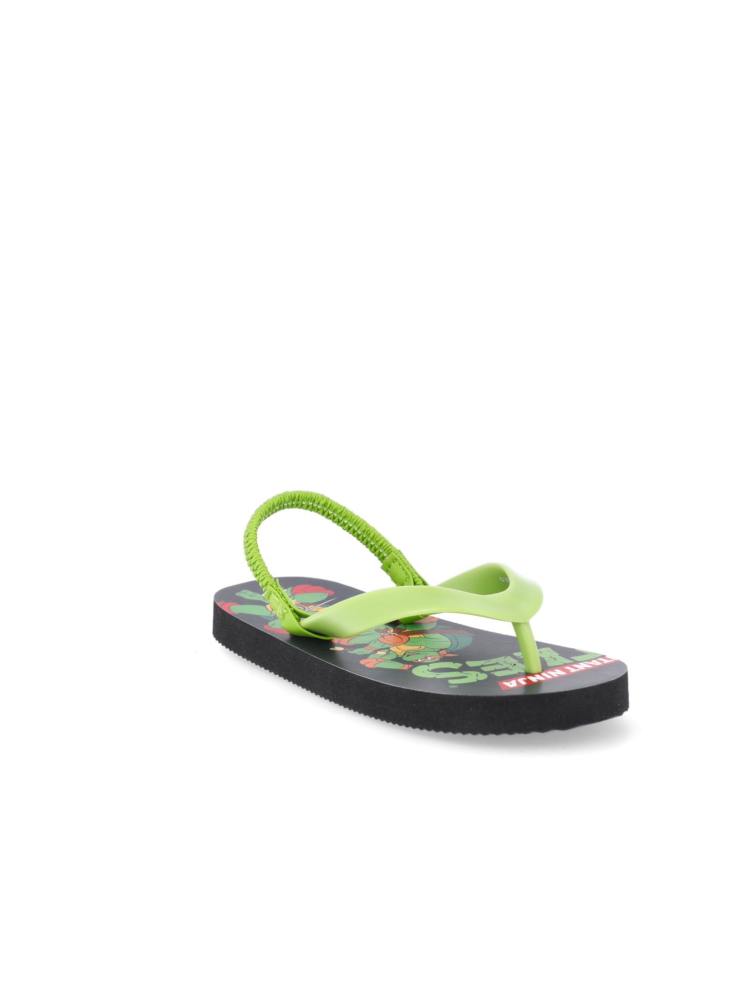 Teenage Mutant Ninja Turtles Toddler Boys Backstrap Flip Flop Sandals ...
