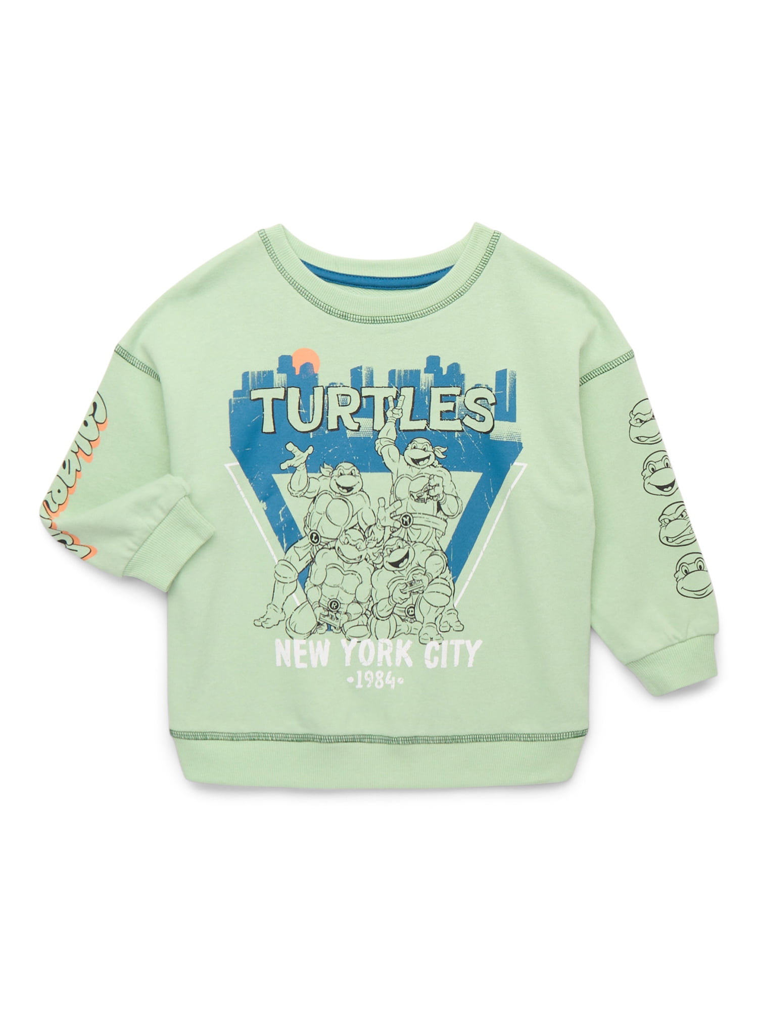 Teenage Mutant Ninja Turtles Boys Crewneck Sweatshirt - Sizes 12M-5T ...