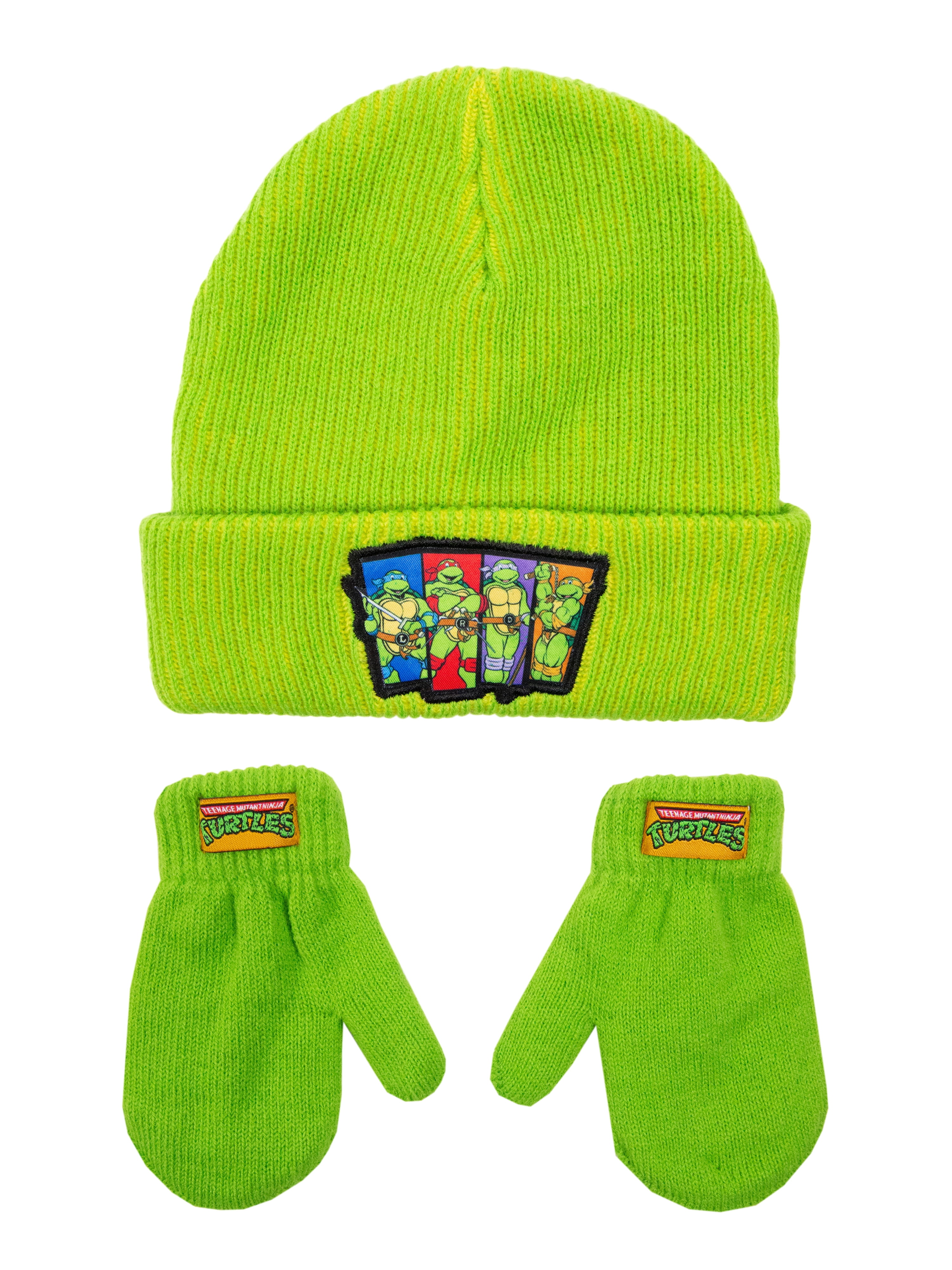 Teenage Mutant Ninja Turtles Toddler Cold Weather Knit Beanie Hat with ...