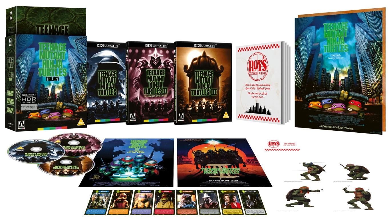 Teenage Mutant Ninja Turtles: Trilogy Limited Edition (4K Ultra HD ...