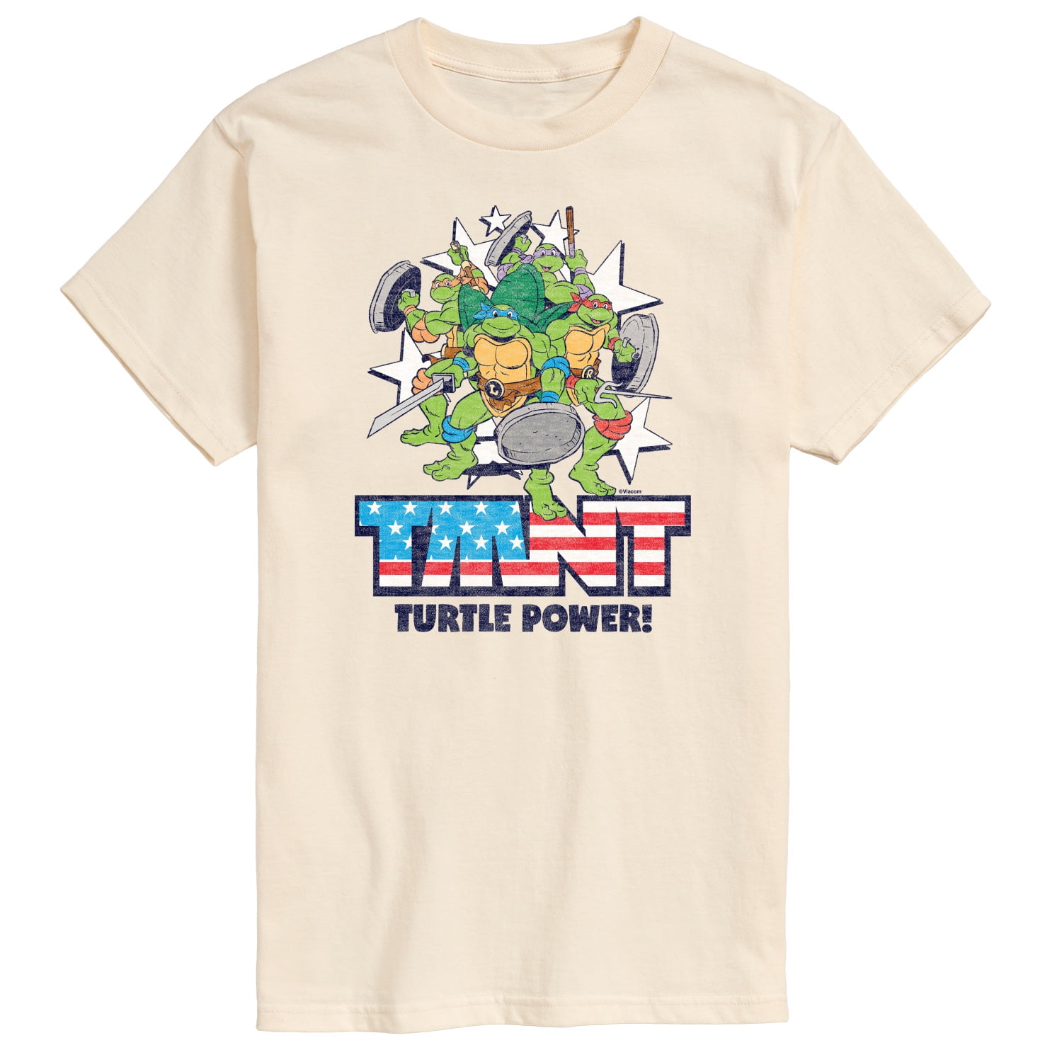 Teenage Mutant Ninja Turtles - Turtle Power Americana - Men's Short Sleeve Tee - Walmart.com