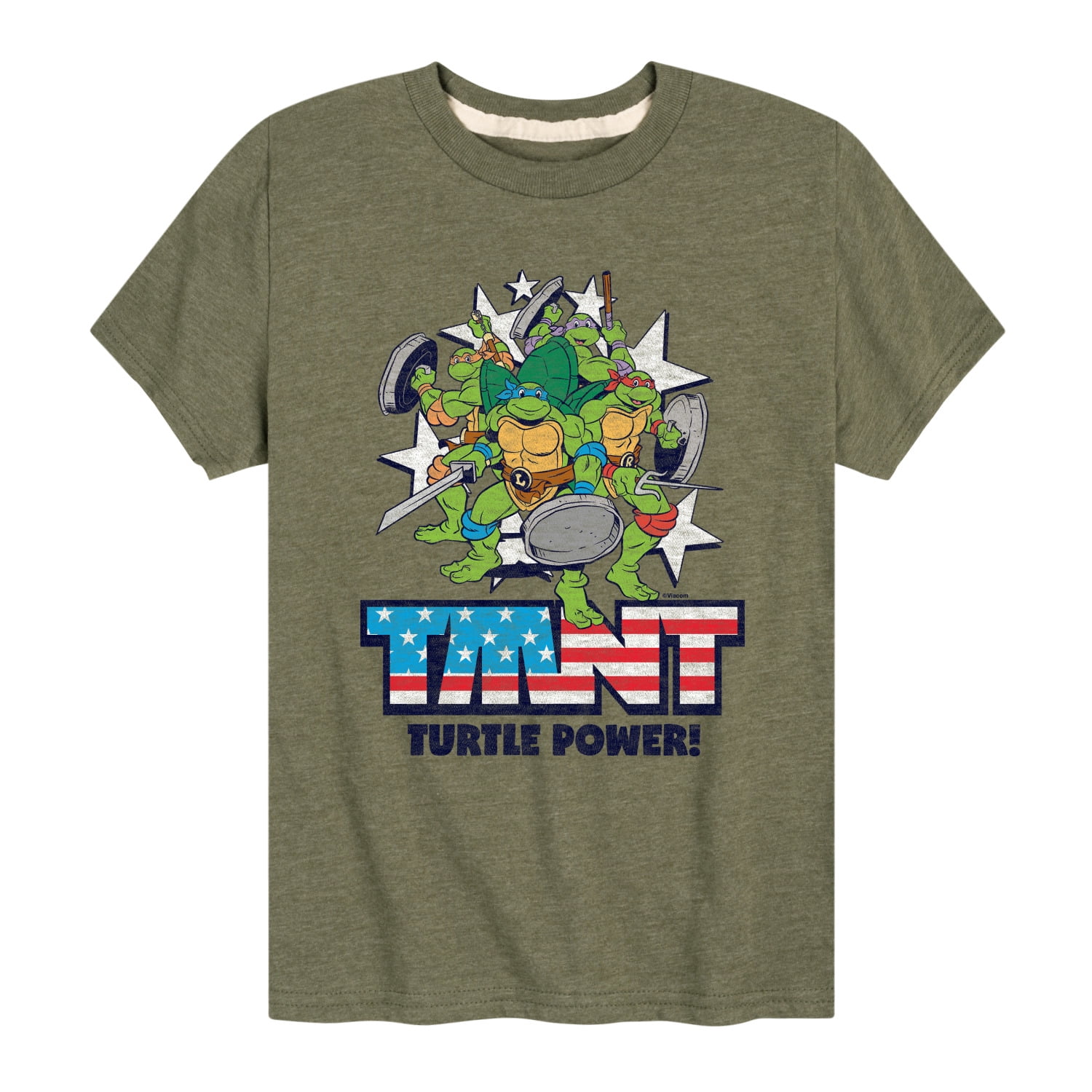 Teenage Mutant Ninja Turtles - Turtle Power Americana - Youth Short ...