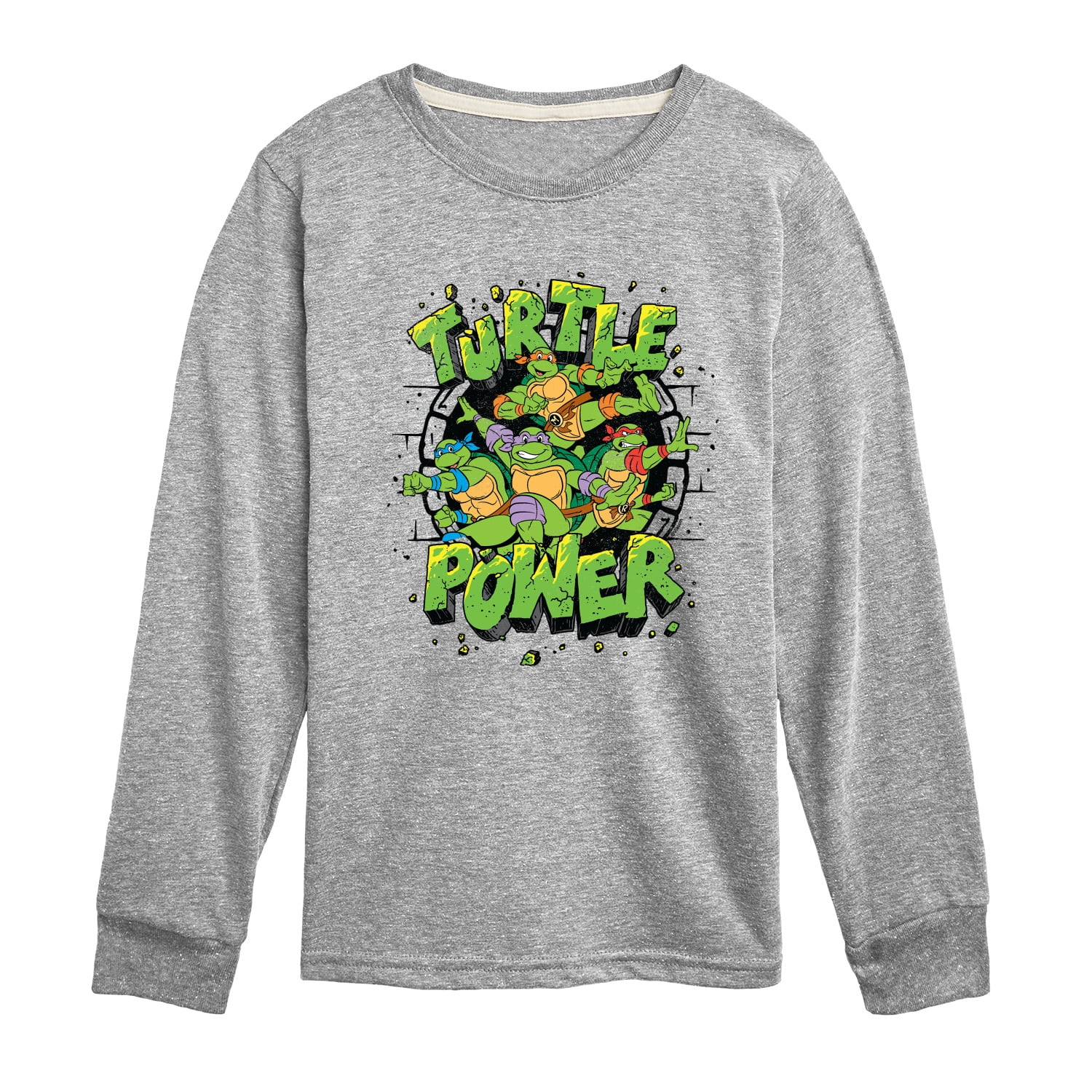 Teenage Mutant Ninja Turtles - Turtle Power New - Toddler & Youth Long Sleeve Graphic T-Shirt ...