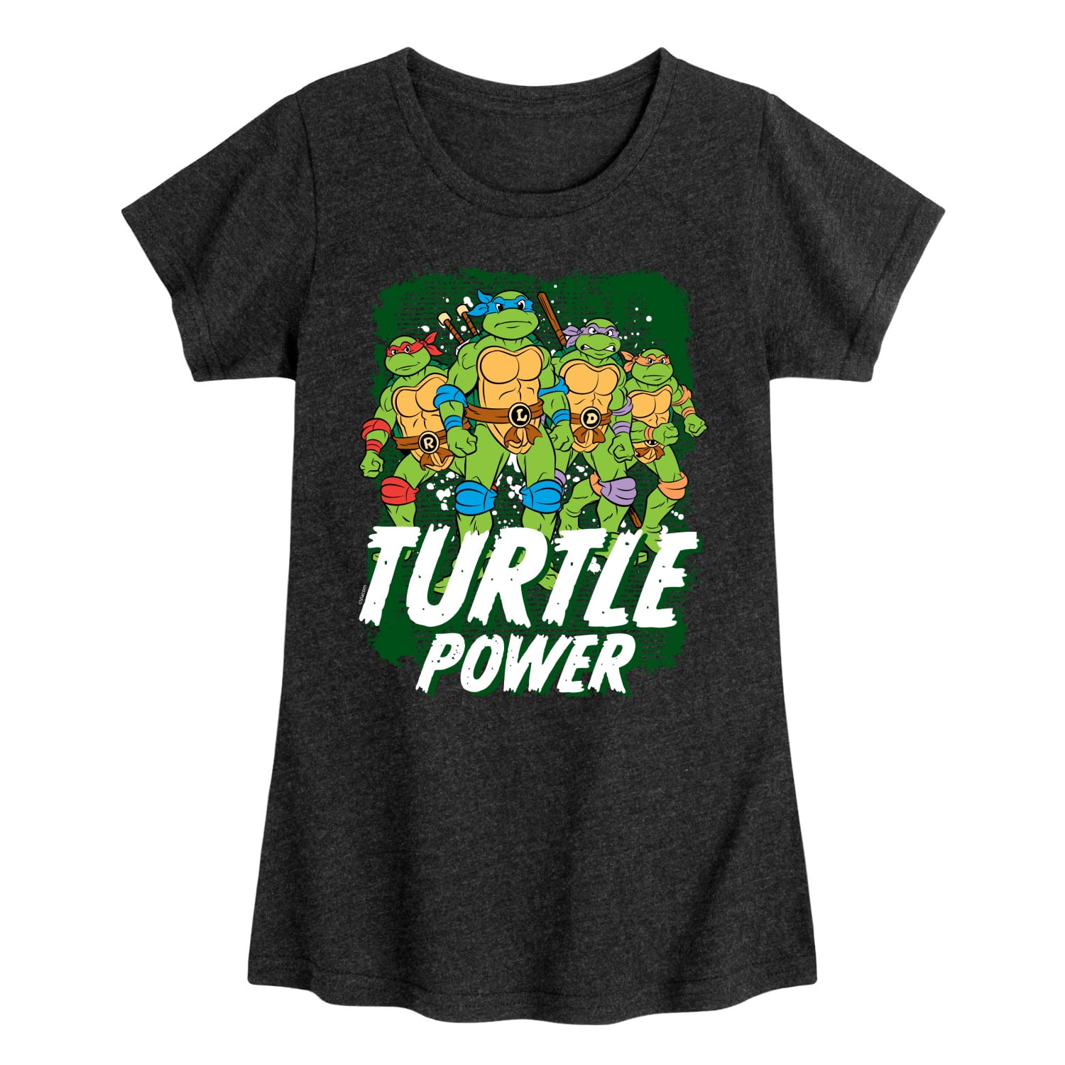 Teenage Mutant Ninja Turtles -Turtle Power - Toddler & Youth Girls Graphic T-Shirt - Walmart.com