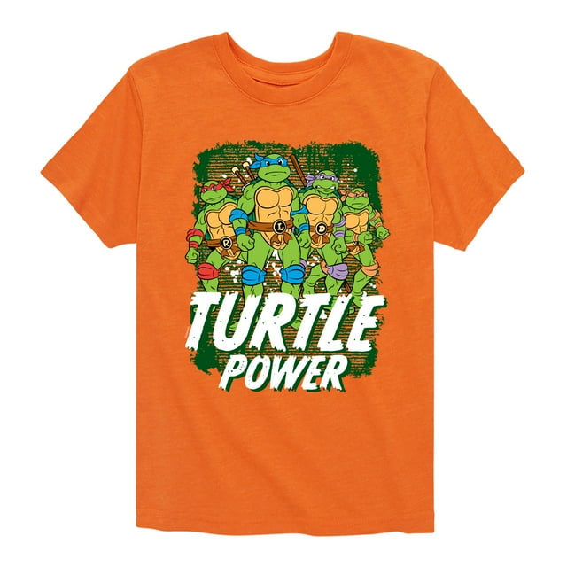 Teenage Mutant Ninja Turtles - Turtle Power - Toddler & Youth Short Sleeve Graphic Tee - Walmart.com