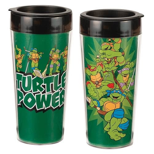 Teenage Mutant Ninja Turtles Turtle Power Travel Coffee Mug TMNT ...