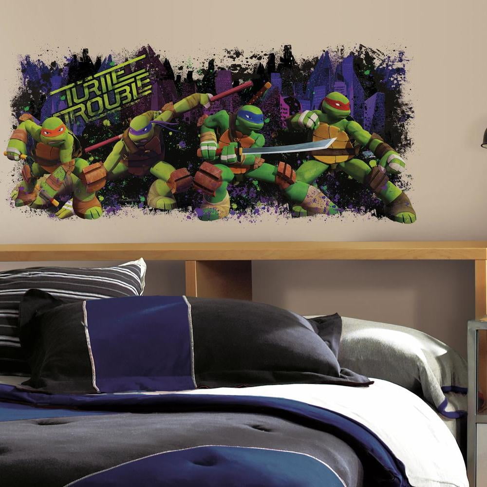RoomMates Teenage Mutant Ninja Turtles Wall Decal, Removable Giant ...