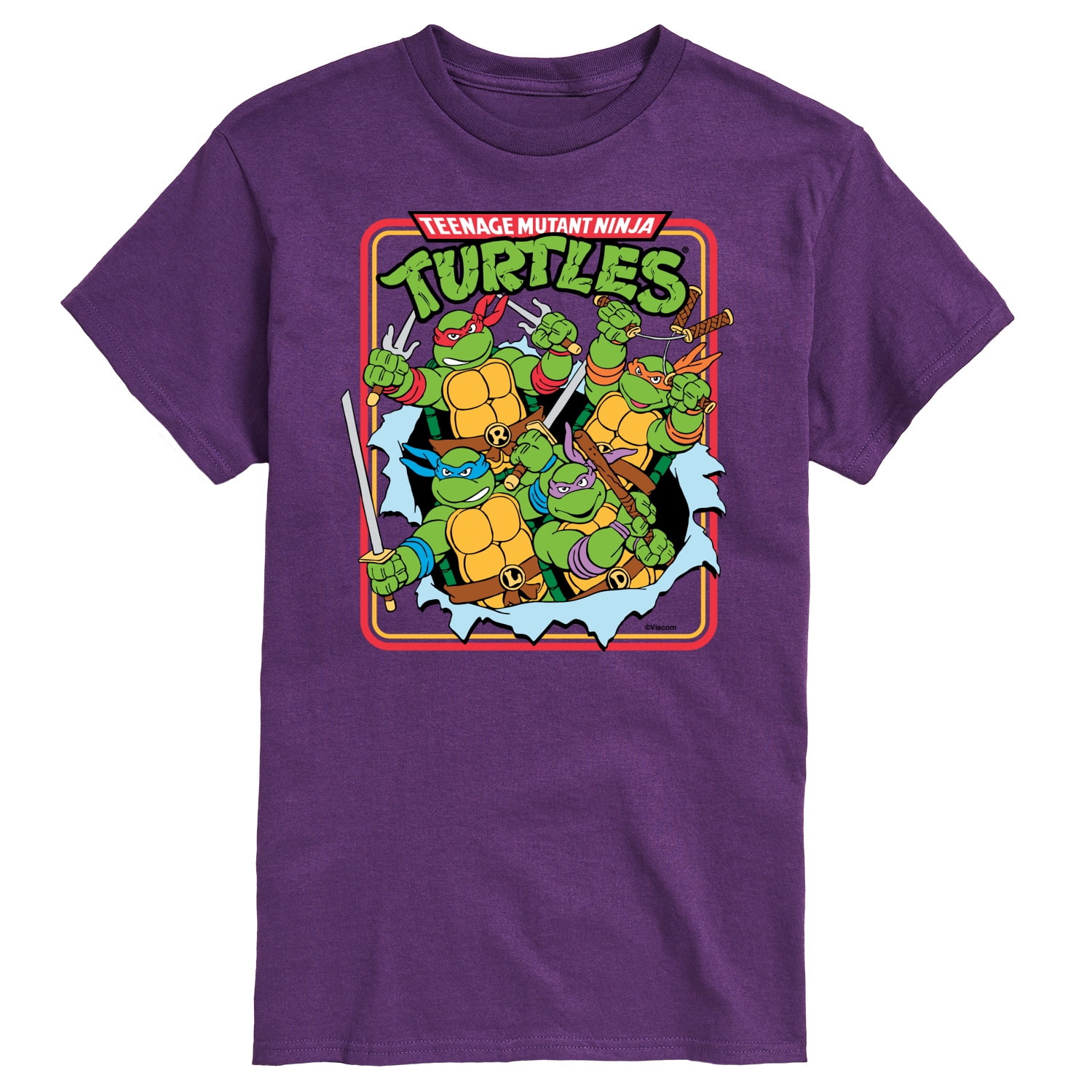 Teenage Mutant Ninja Turtles - Turtles in Action - Men's Short Sleeve ...