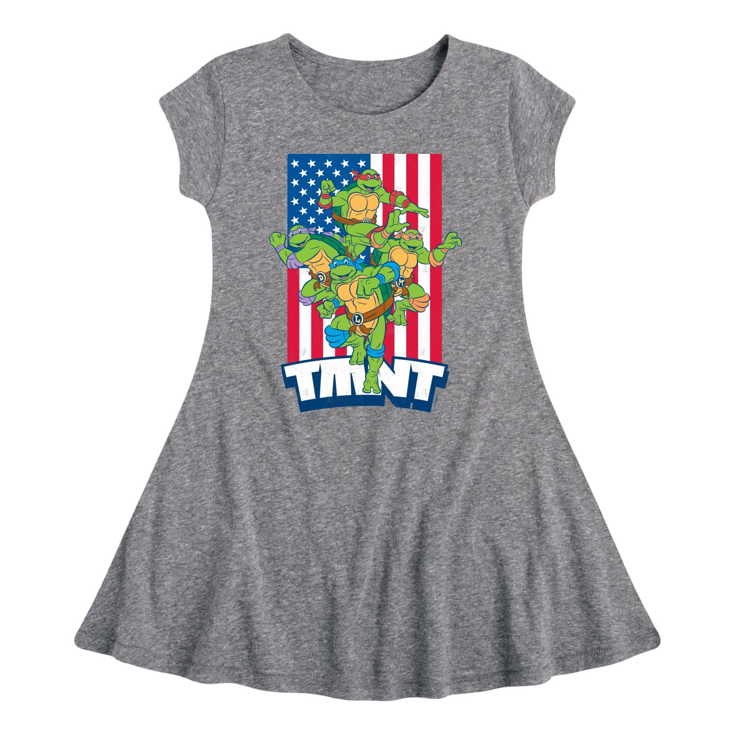 Teenage Mutant Ninja Turtles - USA Turtles - Toddler & Youth Girls Fit ...
