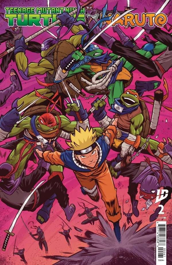 Teenage Mutant Ninja Turtles X Naruto #2F VF ; IDW Comic Book - Walmart.com