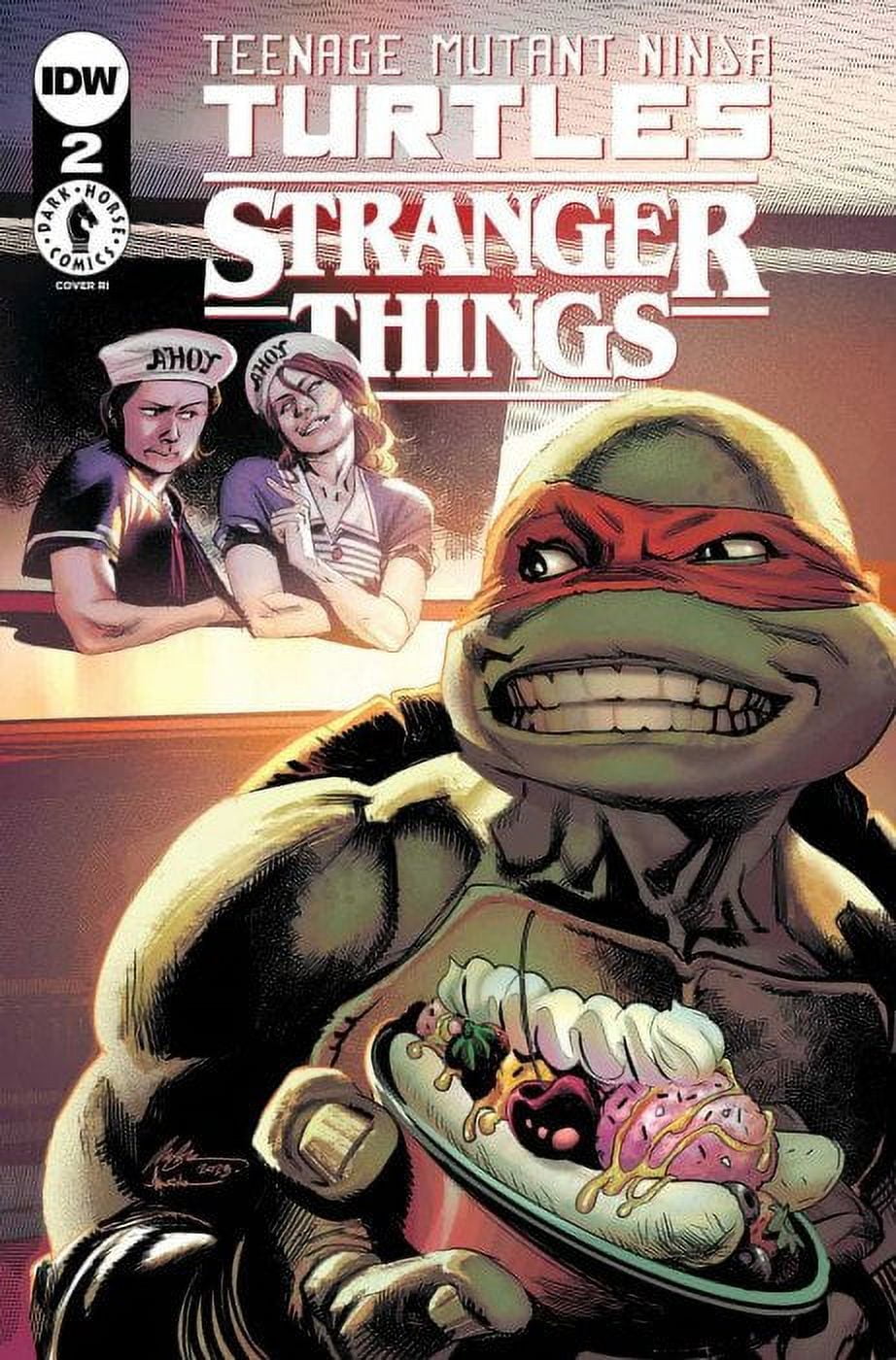 Teenage Mutant Ninja Turtles X Stranger Things #2F VF ; IDW Comic Book ...