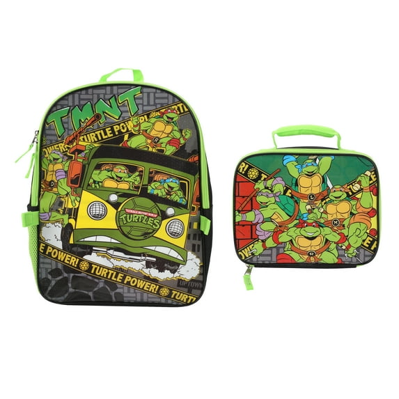 Teenage Mutant Ninja Turtles by Bioworld Backpack and Lunchbox, Green ...
