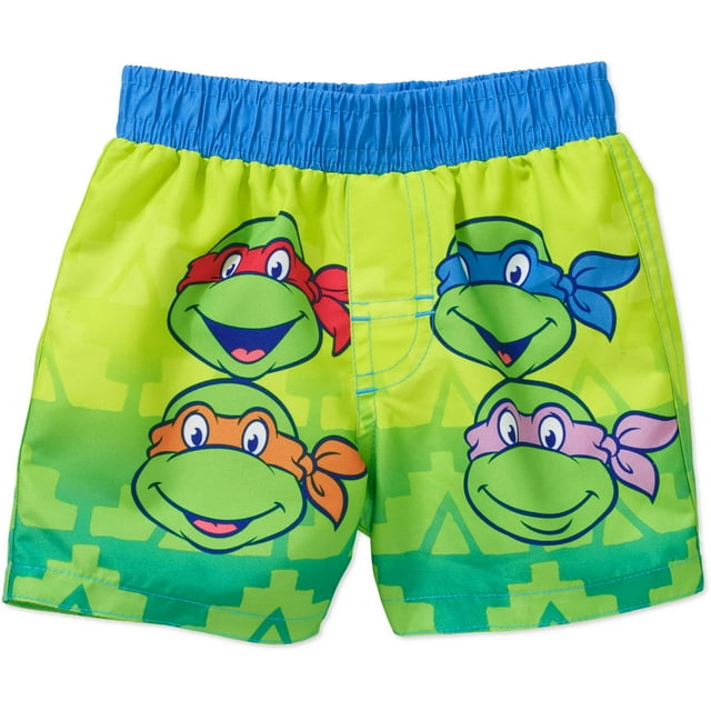 Teenage Mutnat Ninja Turtles Newborn Baby Boy Swim Trunks - Walmart.com