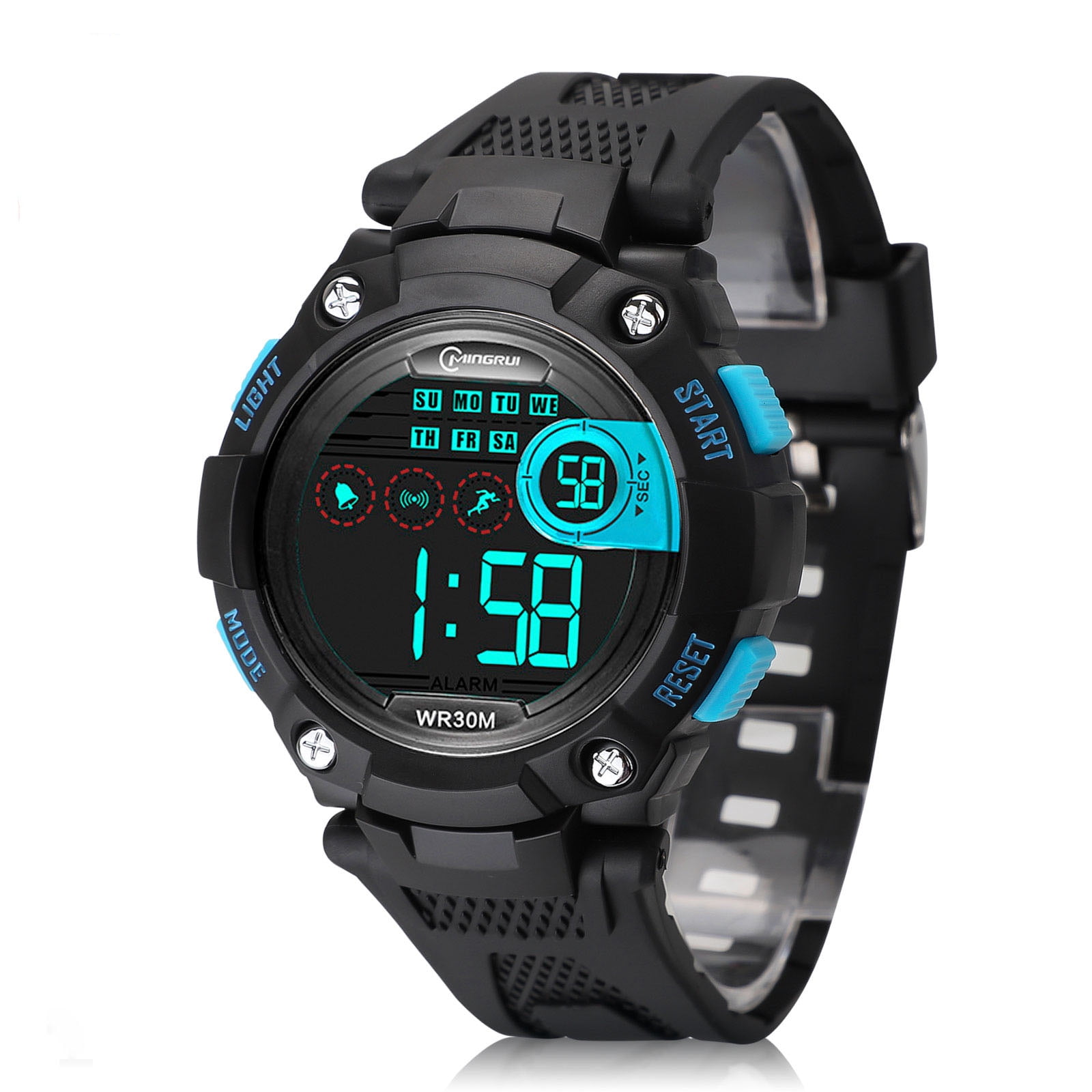 Teenagers Digital Sport Watch, EEEkit Waterproof Outdoor Watches with ...