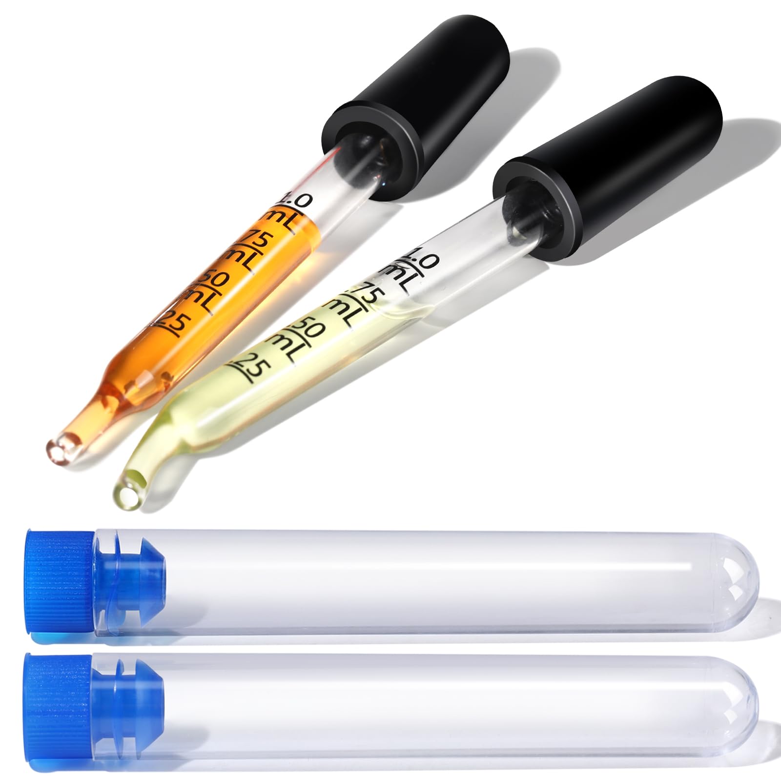 Teenitor 2 Pack Eye Dropper Eye Dropper, Droppers for Oil, Glass ...